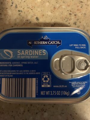 Buy Brunswick Sardines in Spring Water, 3.75 oz Can (Pack of 12) - Boneless
