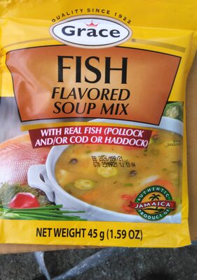 Buy Fish Flavored Soup Mix 1.59oz - Pack of 6 - Authentic Jamaican Tea ...