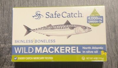Buy Wild Planet Wild Mackerel Fillets in Organic Extra Virgin Olive Oil ...